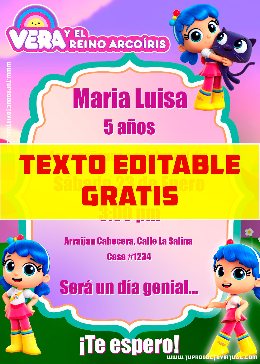 [+20] Invitaciones para editar gratis - online 2022 - Personalizada