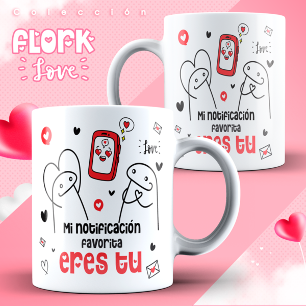 Plantillas para tazas de Amor Flork - 10 Diseños